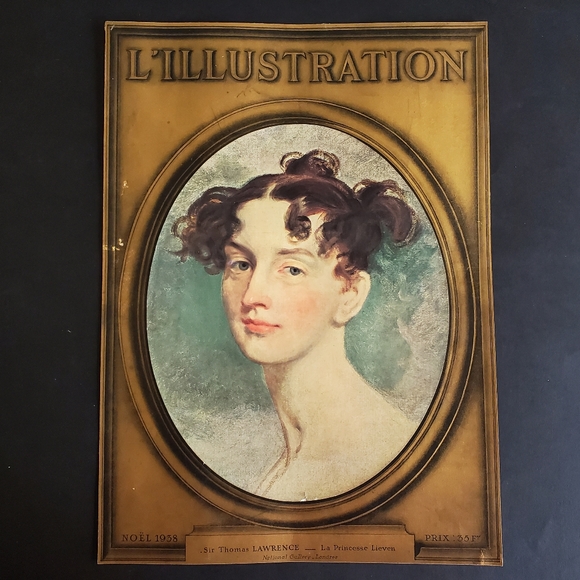 Si Thomas Lawrence | Art | La Princess Lieven Original Magazine Print ...